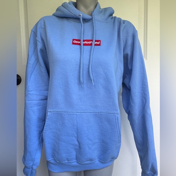 Tops | Georgenotfound Blue Hoodie | Poshmark